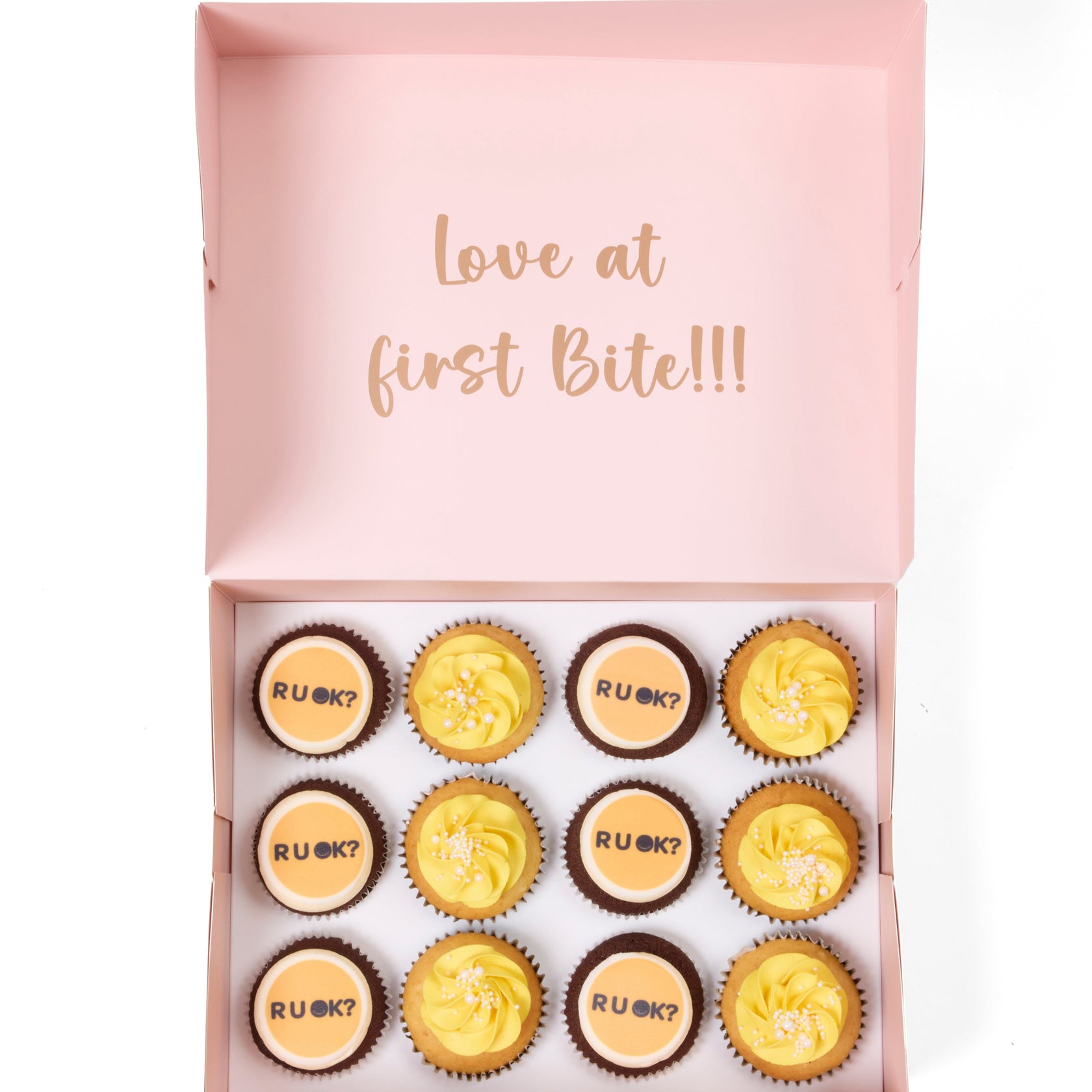 Shop R U OK Cupcakes, 12 Standard Online in Australia – Little Cupcakes